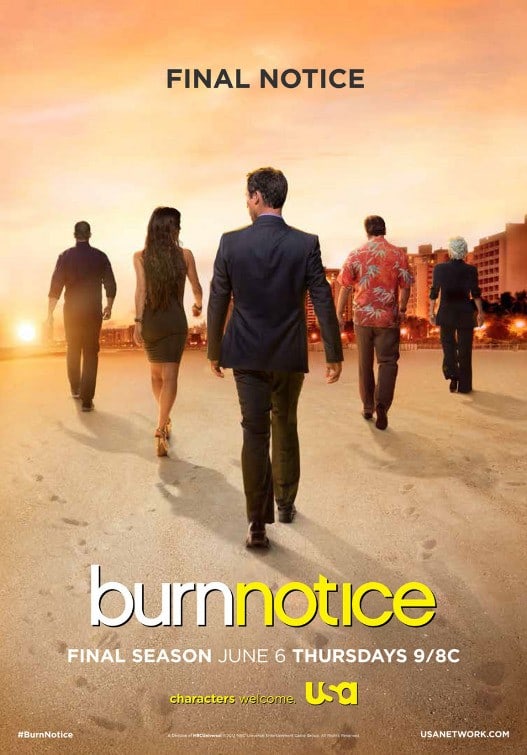 BURN NOTICE Season 7 Poster SEAT42F BURN NOTICE Season 7 Poster SEAT42F